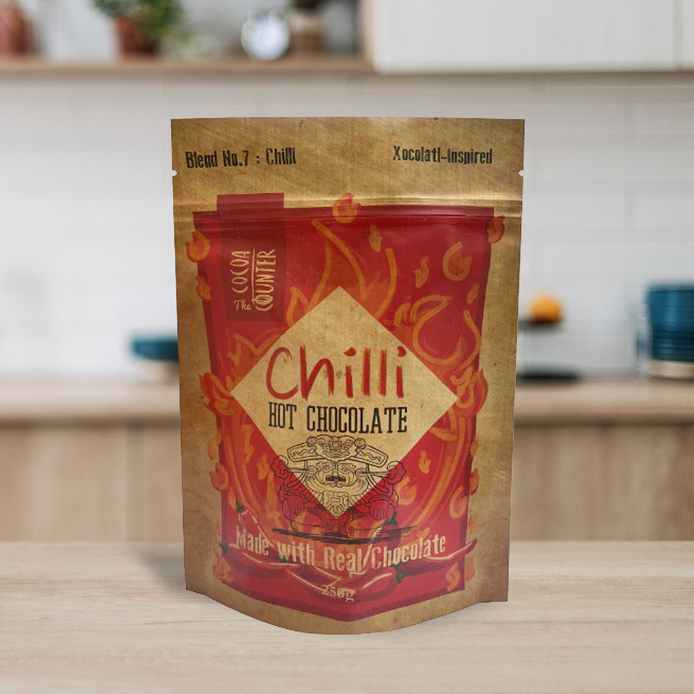 Chilli Hot Chocolate - Belgian Chocolate Flakes