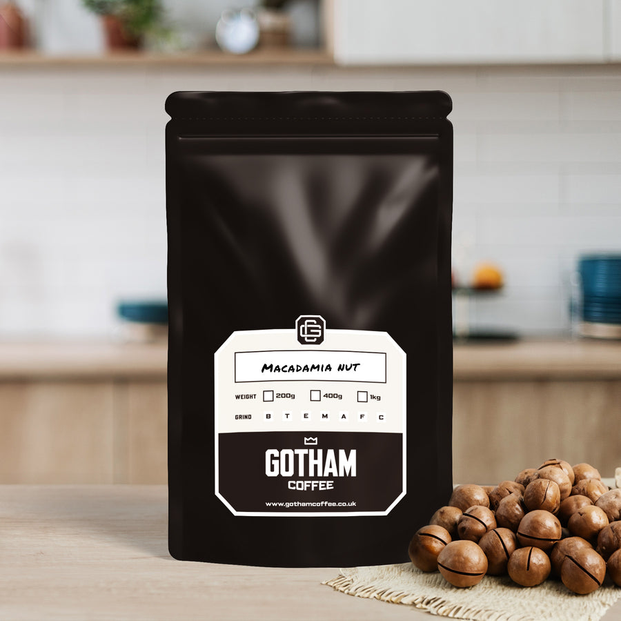 Macadamia Nut Flavoured Coffee | Gotham Coffee UK